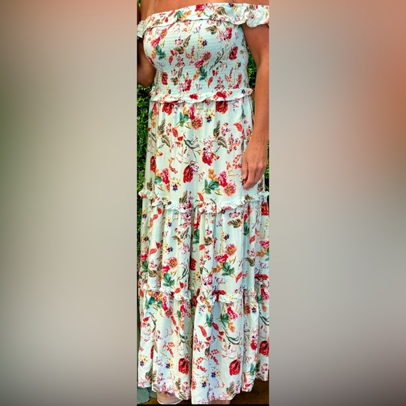 Abel The Label | Dresses | Able The Label Floral Print Womens Dress ...